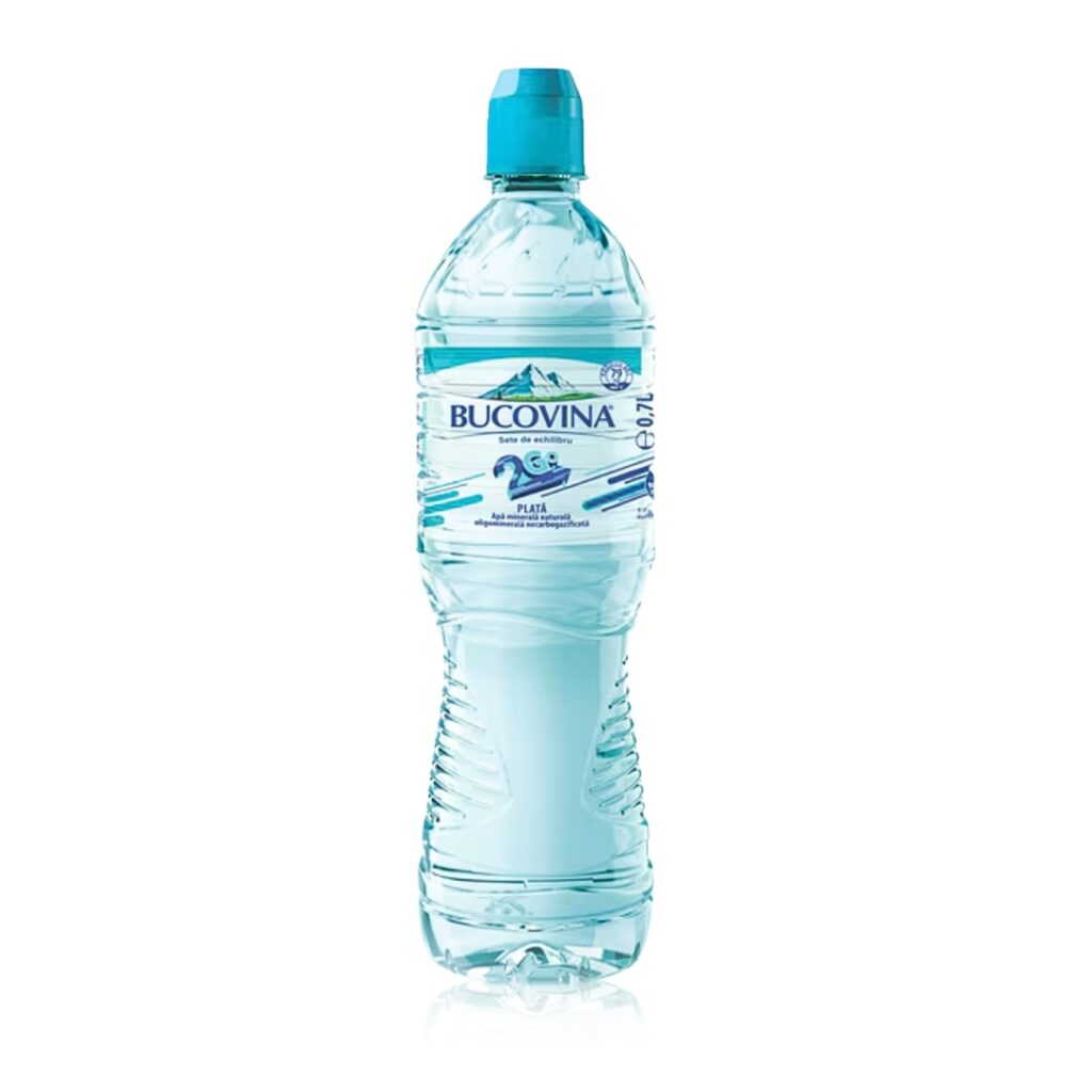 Apă minerală naturală plată Bucovina 2Go, 700ml, PET cu capac sport ...